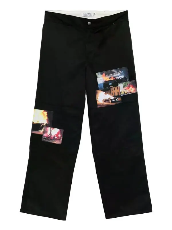 ANTI SOCIAL SOCIAL CLUB Burnout Work Pants - Black