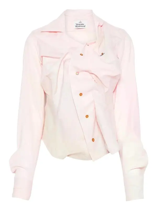 VIVIENNE WESTWOOD Gathered Shirt - Pink
