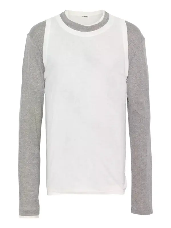 JIL SANDER Cotton T-shirt - Grey