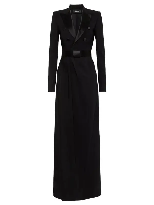 Dsquared2 Tailored Maxi Dress - Black