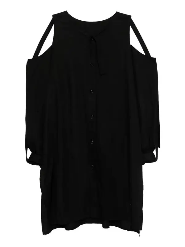 Y’s Open-shoulder Shirt - Black