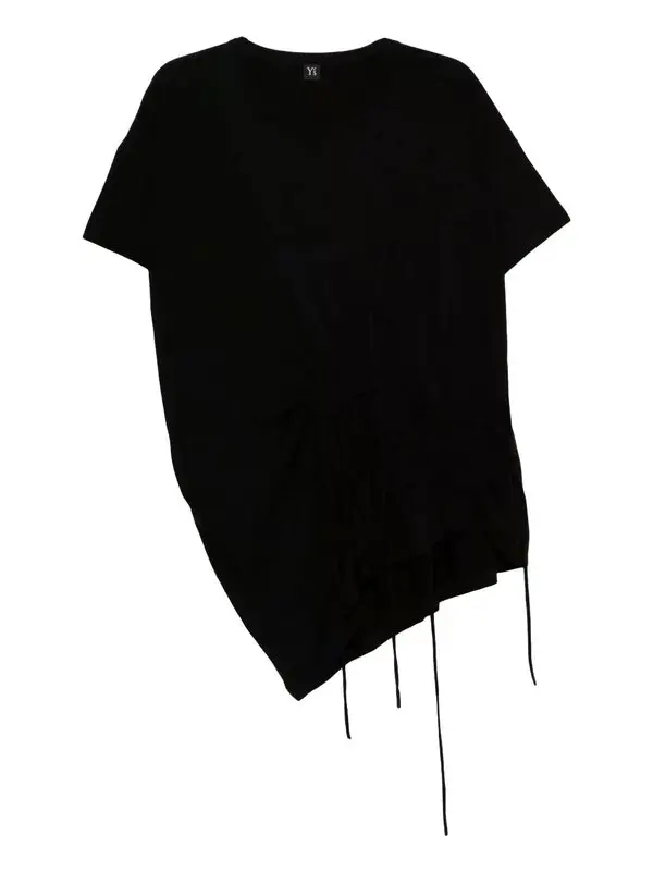 Y’s Asymmetric T-shirt - Black