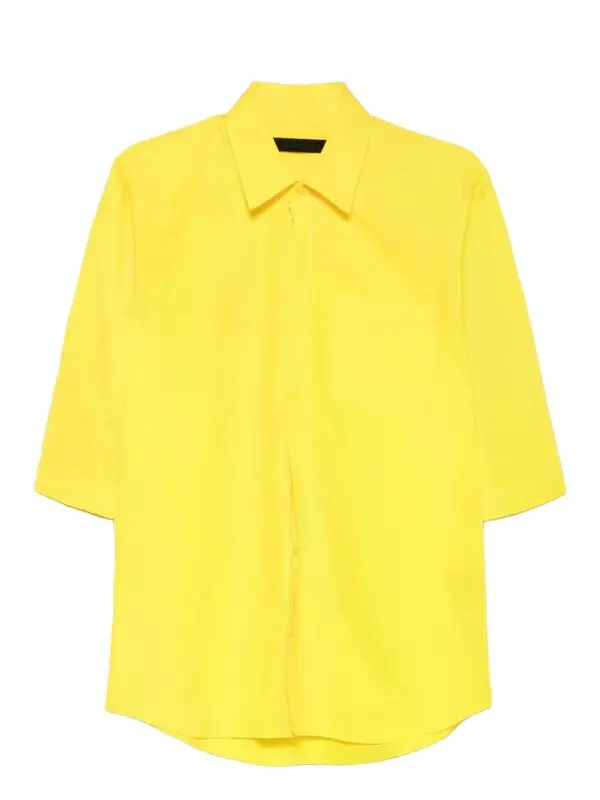 ALAINPAUL Cotton Shirt - Yellow