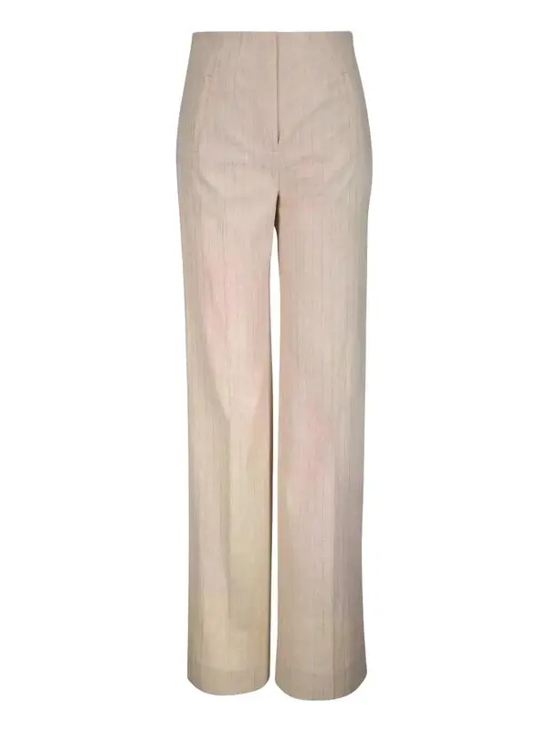 Veronica Beard Pinstripe Trousers - Neutrals