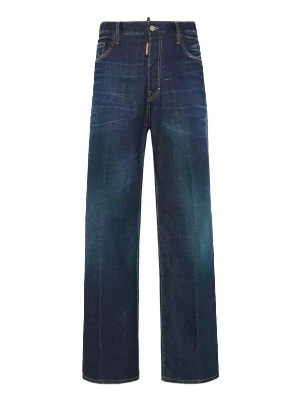 Dsquared2 Wide-leg Jeans - Blue