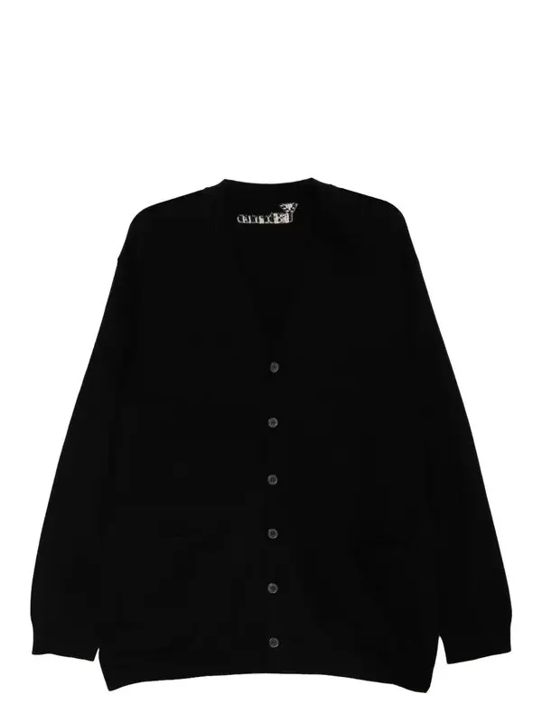 Y’s Long Sleeved Cardigan - Black