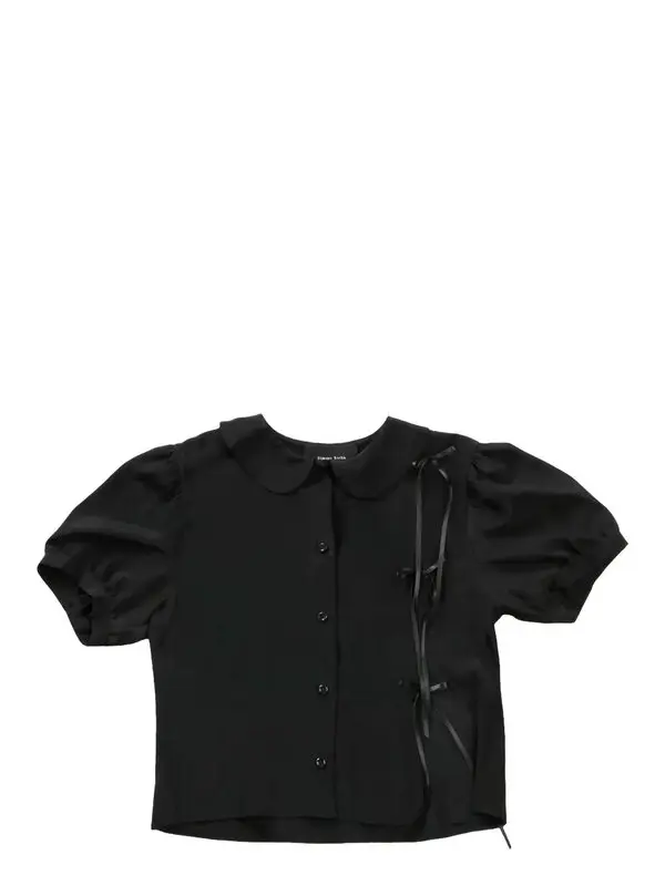 Simone Rocha Bow-embellished Shirt - Black