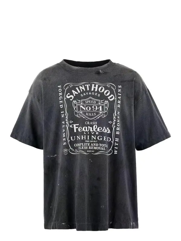 NEIGHBORHOOD Cotton T-shirt - Black