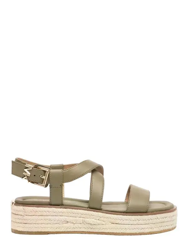 Michael Kors 50mm Lynn Espadrille Sandals - Green