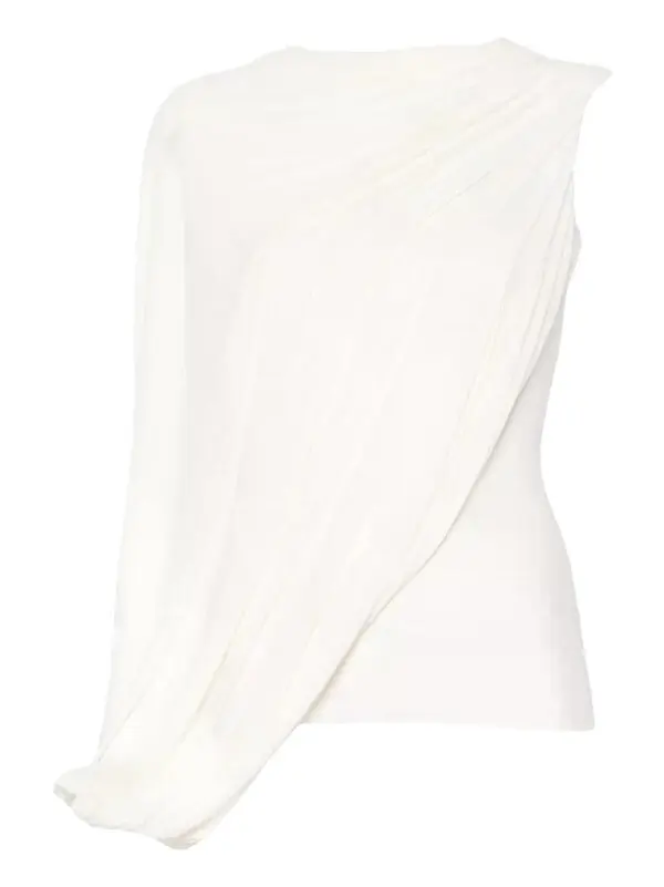 MANURI Lillies Blouse - White