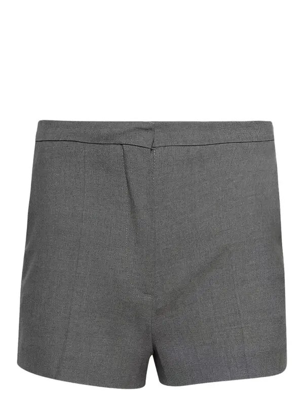 Loulou De Saison Tailored Mini Shorts - Grey