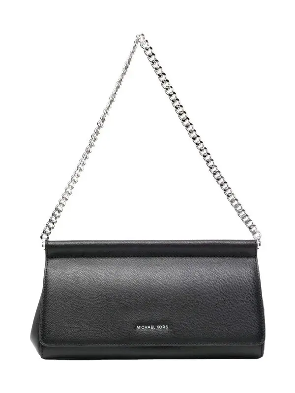 Michael Kors Foldover Top Bag - Black