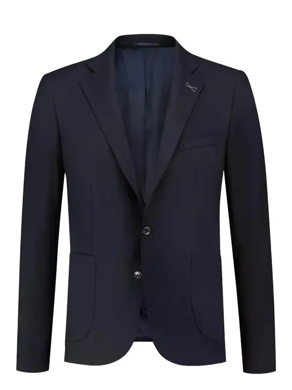 PAUL ZEIST Single-breasted Blazer - Blue