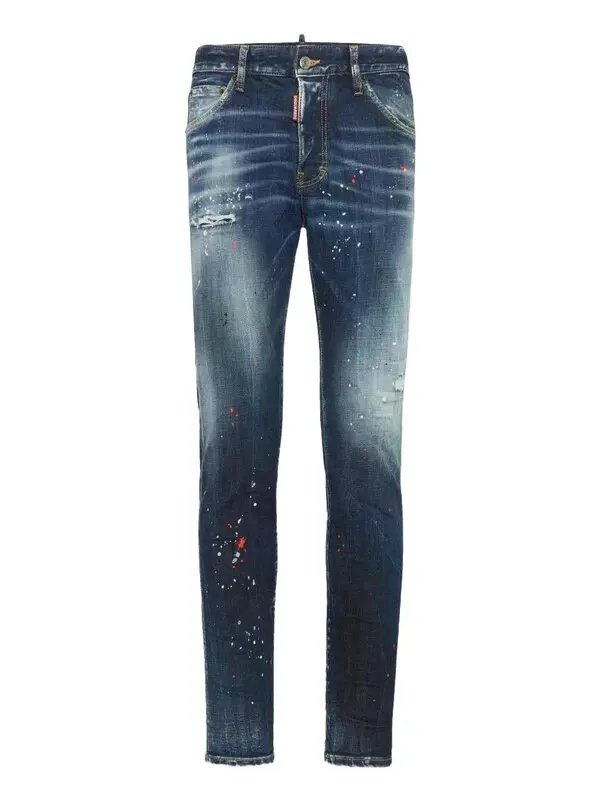 Dsquared2 Logo-patch Jeans - Blue