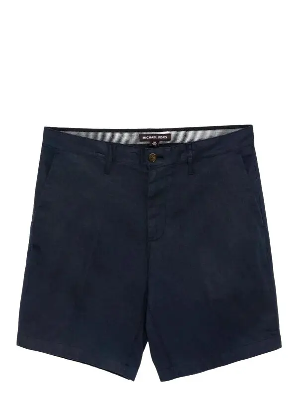 Michael Kors Logo-embroidered Shorts - Blue