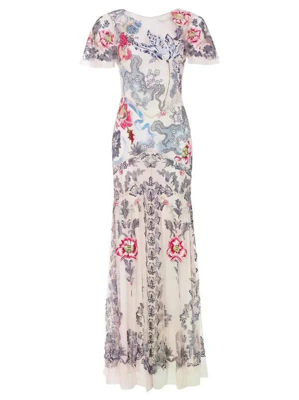 TEMPERLEY LONDON Bilbao Gown - Pink