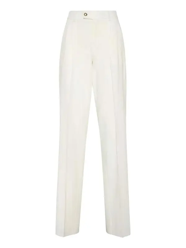 Philipp Plein Straight-leg Trousers - White