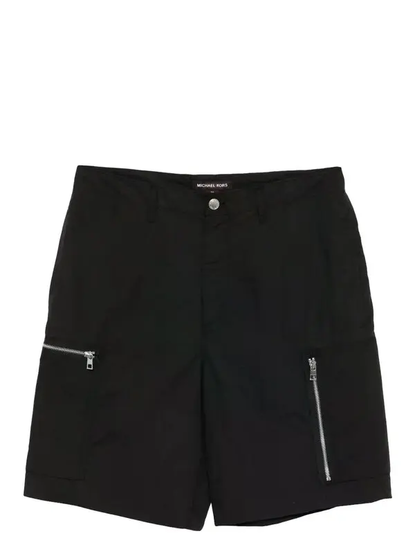 Michael Kors Poplin Cargo Shorts - Black