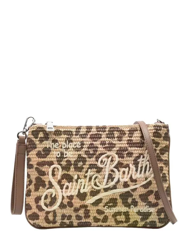MC2 SAINT BARTH Leopard-print Cross Body Bag - Neutrals
