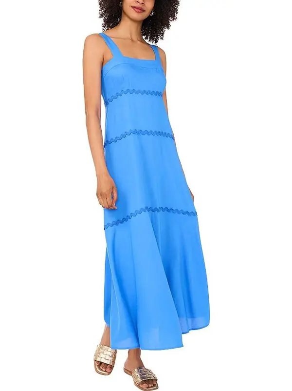 Vince Camuto Tiered Maxi Dress - Palace Blue