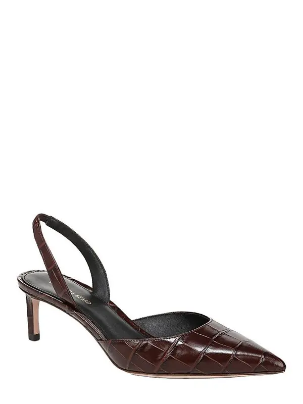 Veronica Beard Caroline Slingback Pumps - Chocolate