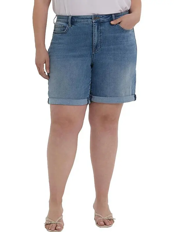 NYDJ Diana Relaxed Denim Shorts - Barcelona