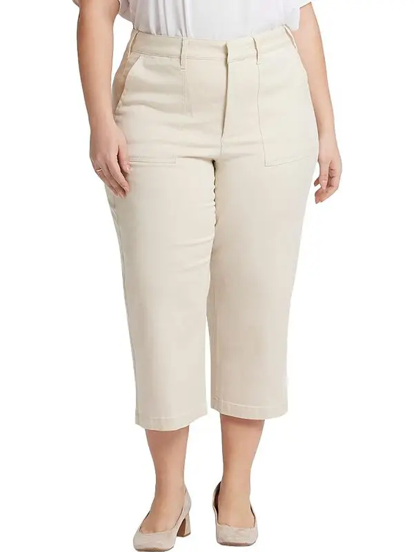 NYDJ Stretch Twill Utility Pants - White Creek