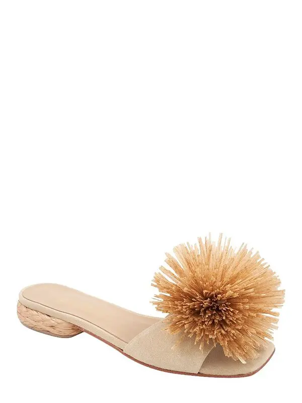 Andre Assous Rayni Pom Pom Sandals - Sand