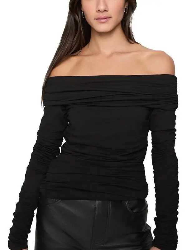 Rebecca Minkoff Off-the-shoulder Top - Black