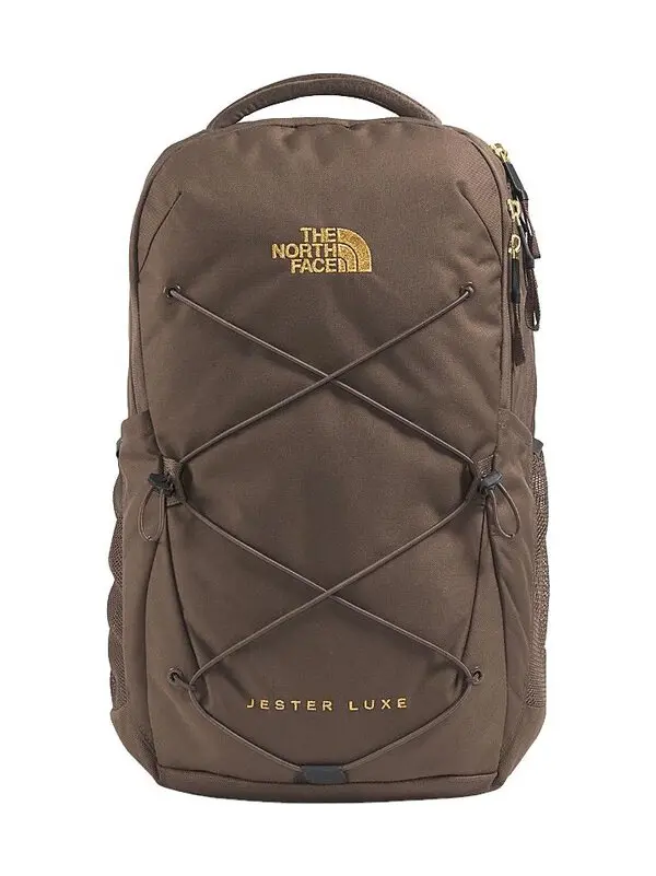 The North Face Jester Luxe Backpack - Smokey Brown/gold Metallic