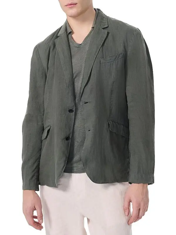 Rag & Bone Butler Linen Blazer - Pavement
