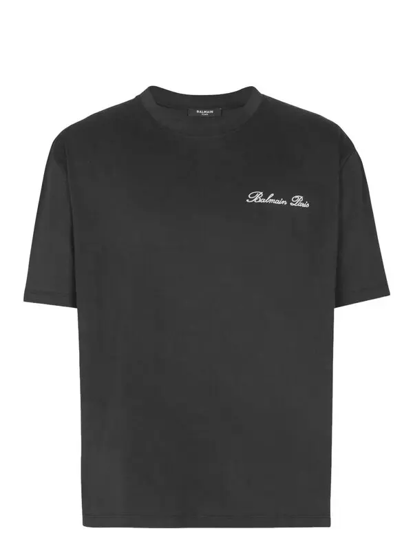 Balmain Signature T-shirt - Black