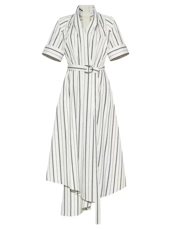 Adam Lippes Nansi Midi Dress - White