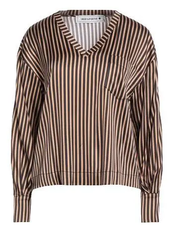 SHIRTAPORTER Striped Top - Beige