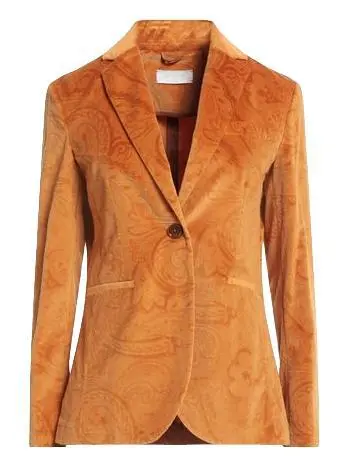 CIRCOLO 1901 Blazer Size Cotton, Elastane - Camel