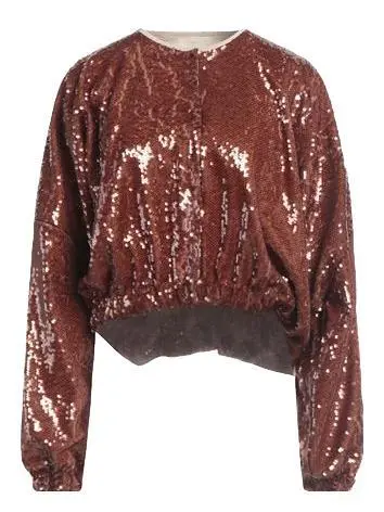 ALYSI Sequin Embellished Jacket - Rust