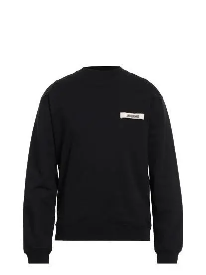 Jacquemus Organic Cotton Fleece Sweatshirt - Black