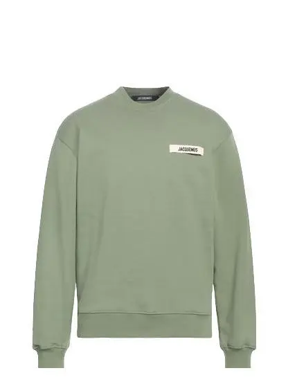 Jacquemus Organic Cotton Fleece Sweatshirt - Green