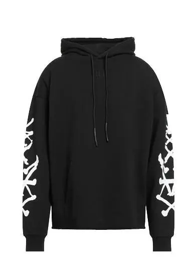 44 LABEL GROUP Cotton Fleece Hoodie - Black
