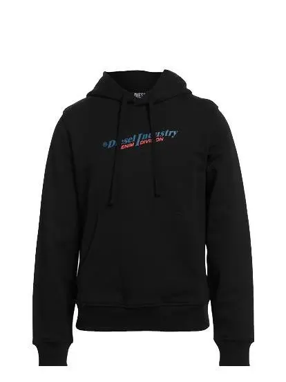 DIESEL® Cotton French Terry Sweatshirt - Black