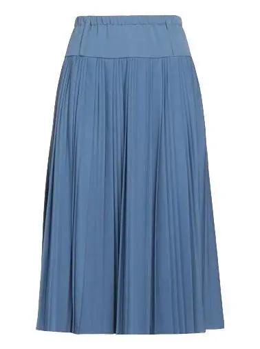 VICOLO Midi Pleated Skirt - Blue