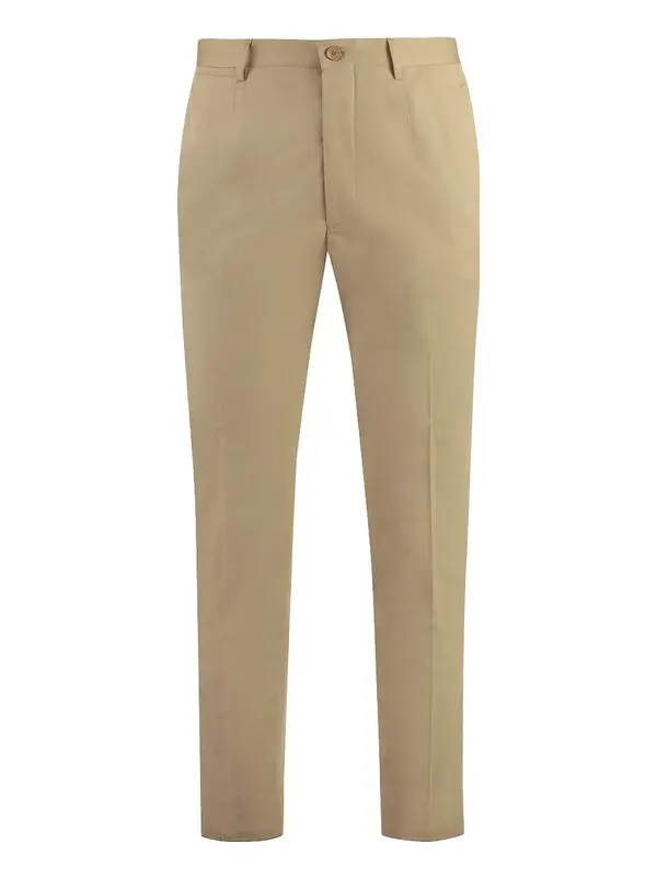 Etro Cotton Trousers - Brown