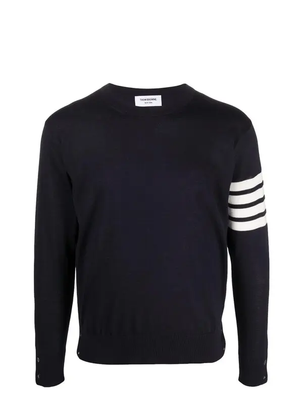 Thom Browne Relaxed Fit Sweater - Blue