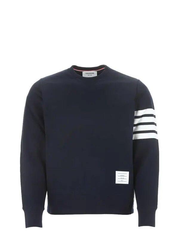 Thom Browne Cotton Sweatshirt - Blue