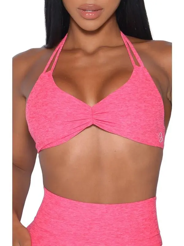 BOMBSHELL SPORTSWEAR Butterfly Sports Bra - Neon Flame