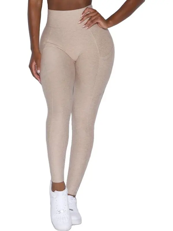 BOMBSHELL SPORTSWEAR Curves Leggings - Taupe