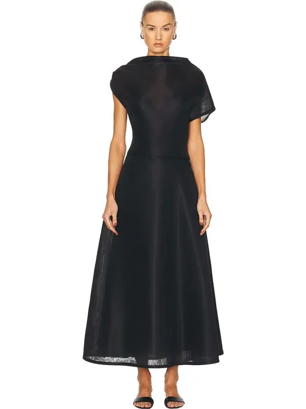 Brandon Maxwell The Genevieve Dress - Black