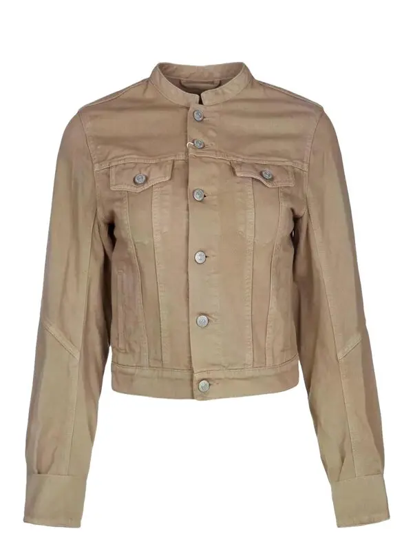 MAISON MARGIELA Cotton Denim Jacket - Neutrals