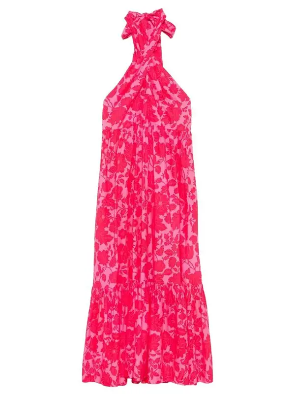 Heidi Klein Fairhaven Midi Dress - Pink