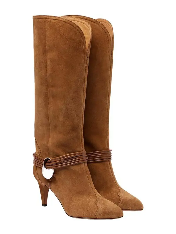Isabel Marant Lestany Knee-high Boots - Brown